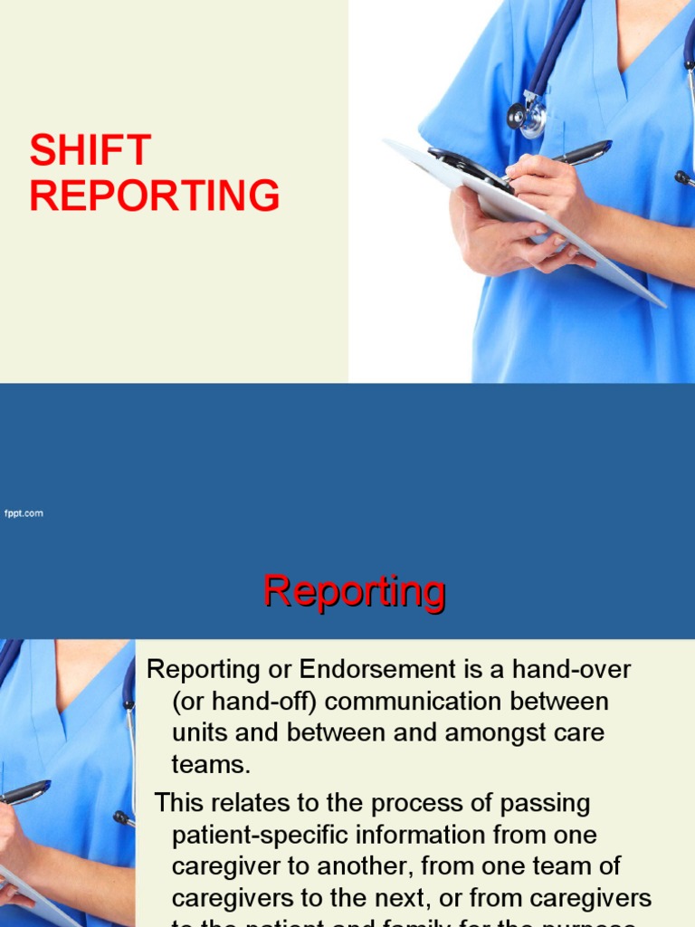 2 Reporting Endorsement | PDF | Patient | Nursing