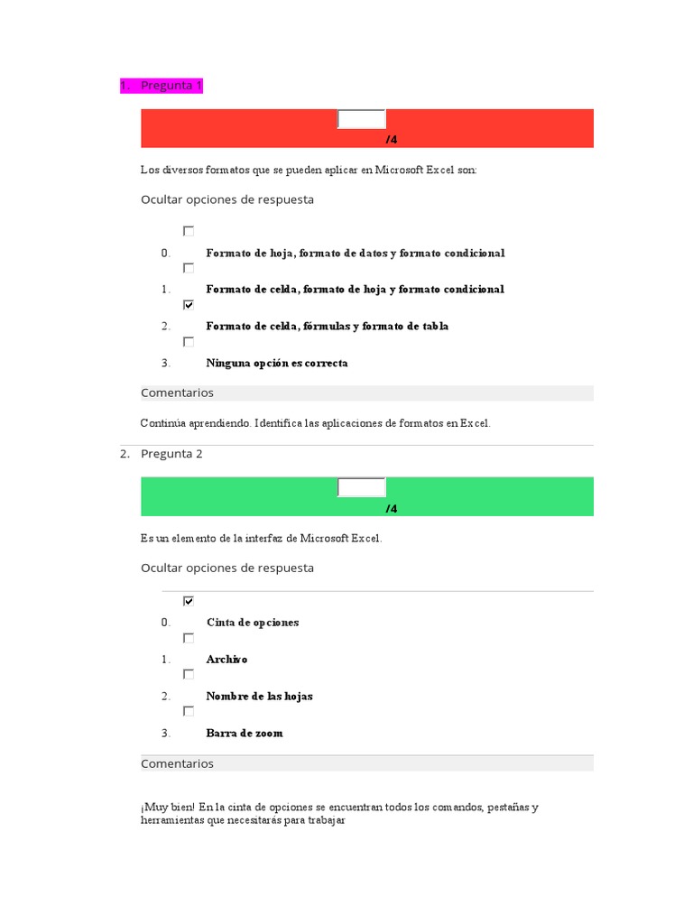 Examen 3 | PDF | Microsoft Excel | Software