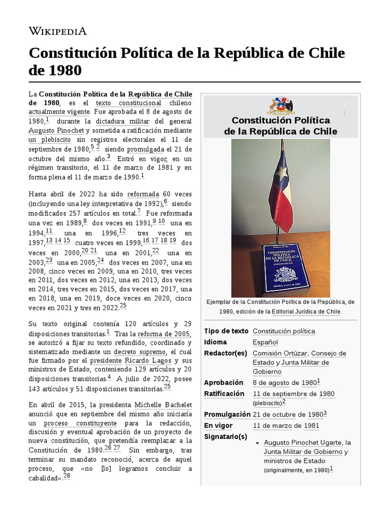 Constitución De Chile Pdf – Quienes Son Los Chilenos Pdf – AGDYWN