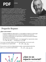 Proyeccion de Un Vector Sobre Otro Vector | PDF | Vector Euclidiano ...