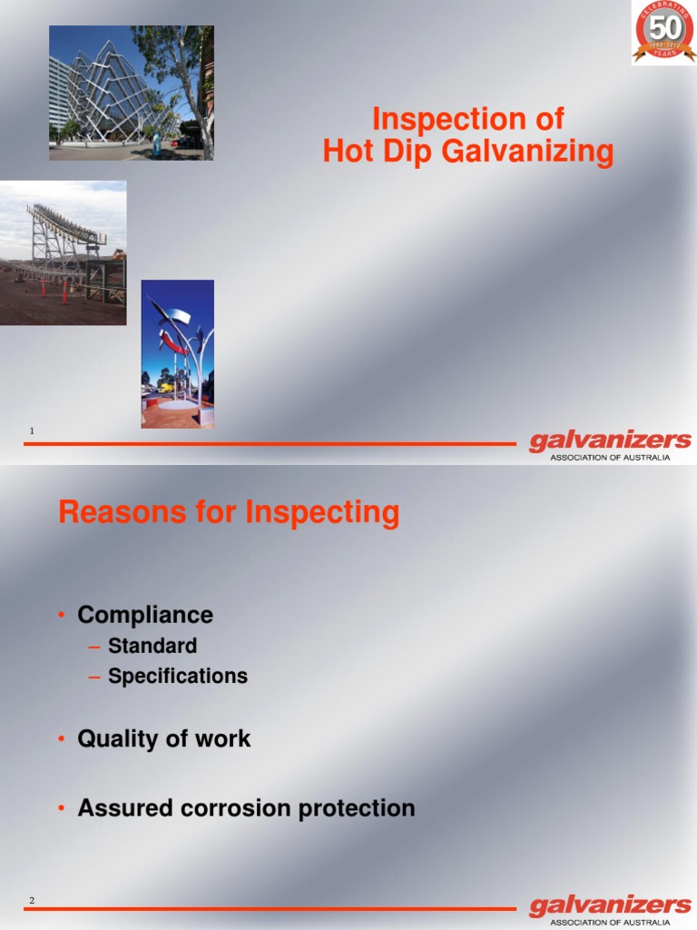 Inspection of HDG | PDF | Corrosion | Galvanization