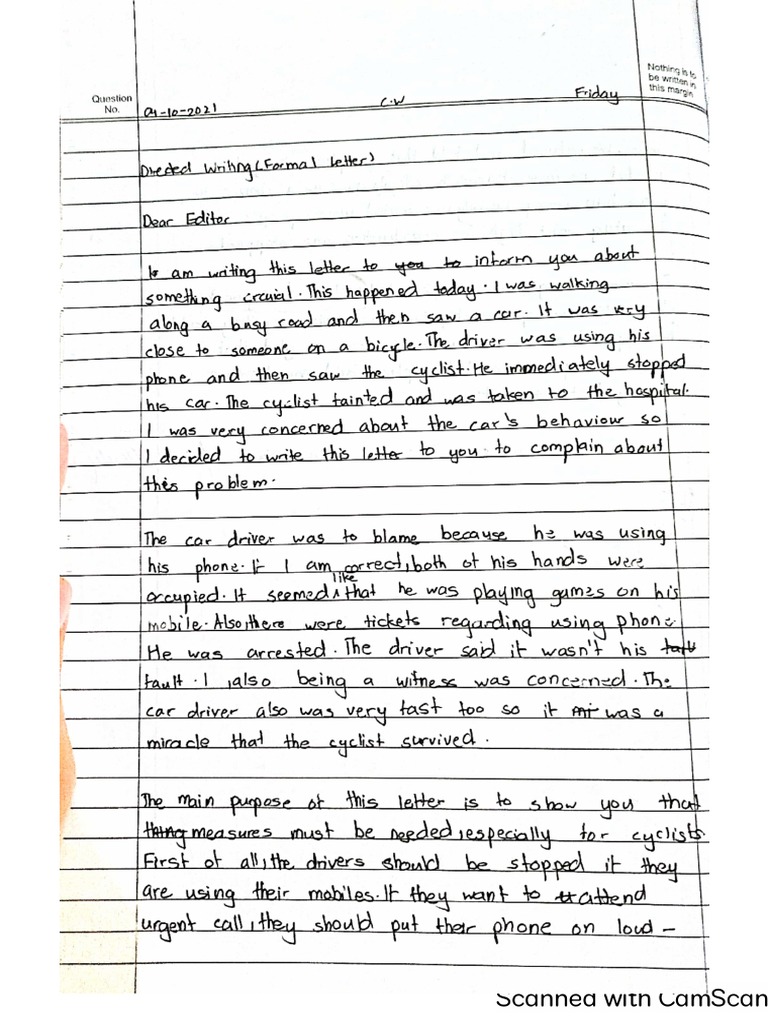 Directed Writing | PDF