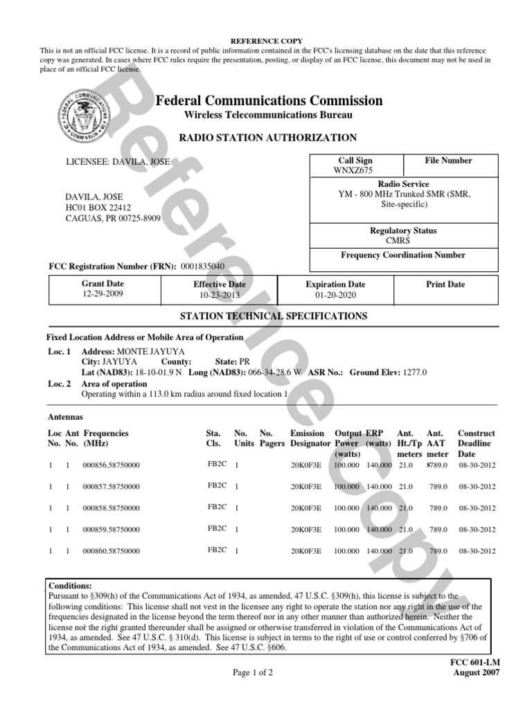 Reference Copy: Federal Communications Commission | PDF | Federal ...