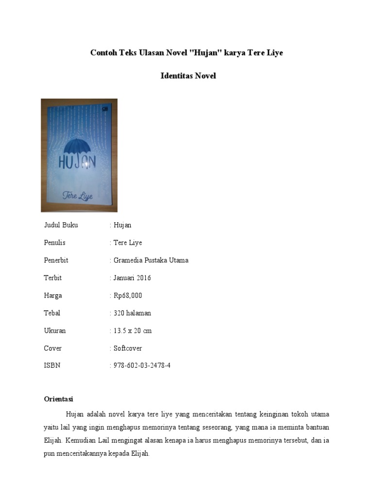 Contoh Ulasan | PDF | Fiksi Umum