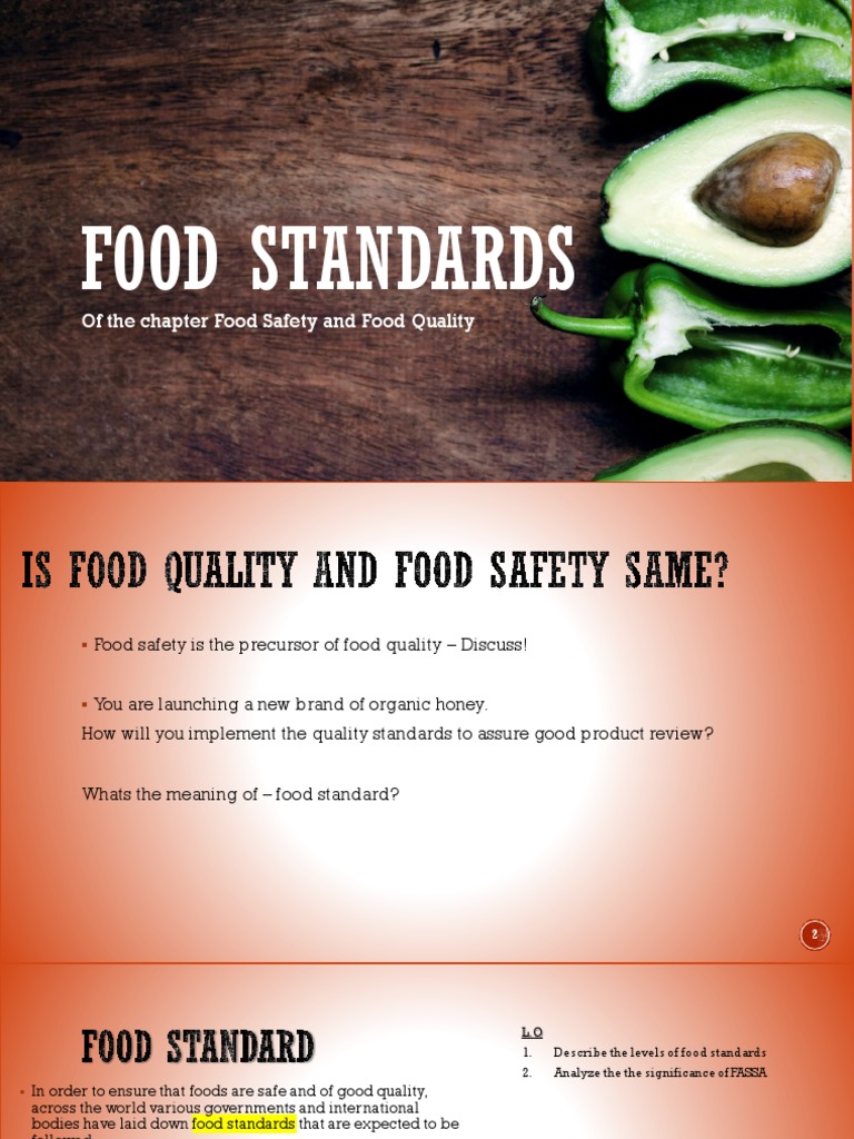 Food Standards Organization - International-Reference | PDF | Food ...