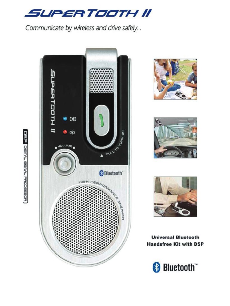 Manual SuperTooth II | PDF | Teléfono | Bluetooth