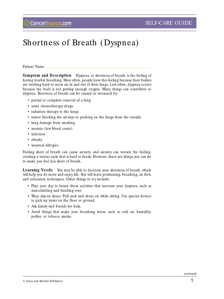01 P 03dyspnea | PDF | Breathing | Relaxation (Psychology)