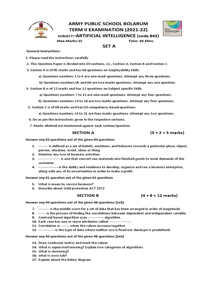Term2 SET A | PDF | Cluster Analysis | Cognitive Science