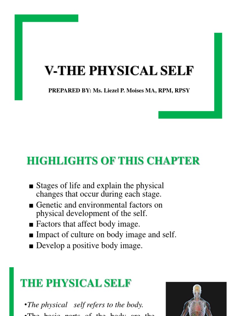 IV. Physical Self PPT - PDF (Acquire) | PDF | Interpersonal Attraction ...