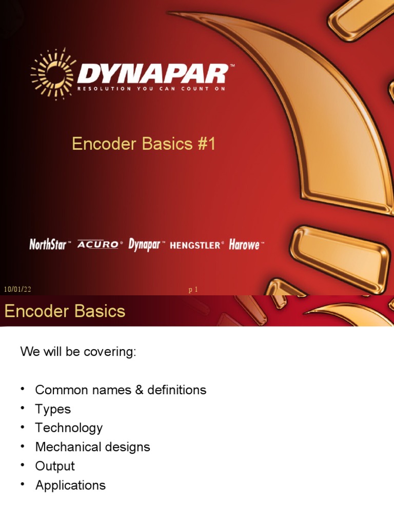 Encoder Basics | PDF | Electrical Components | Physical Quantities