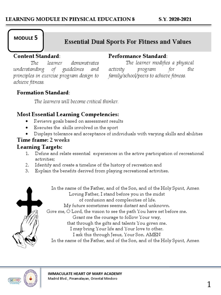 Pe8 Mod5 | PDF | Chess | Abstract Strategy Games