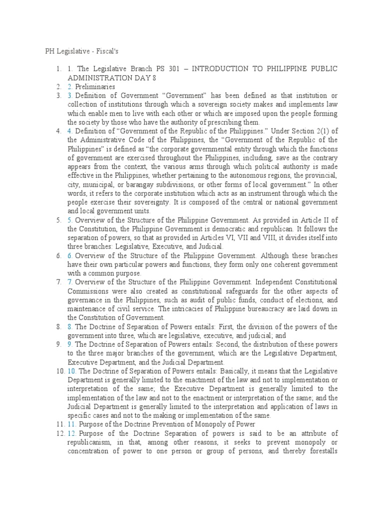 Delegation of Powers | PDF | Separation Of Powers | American Government