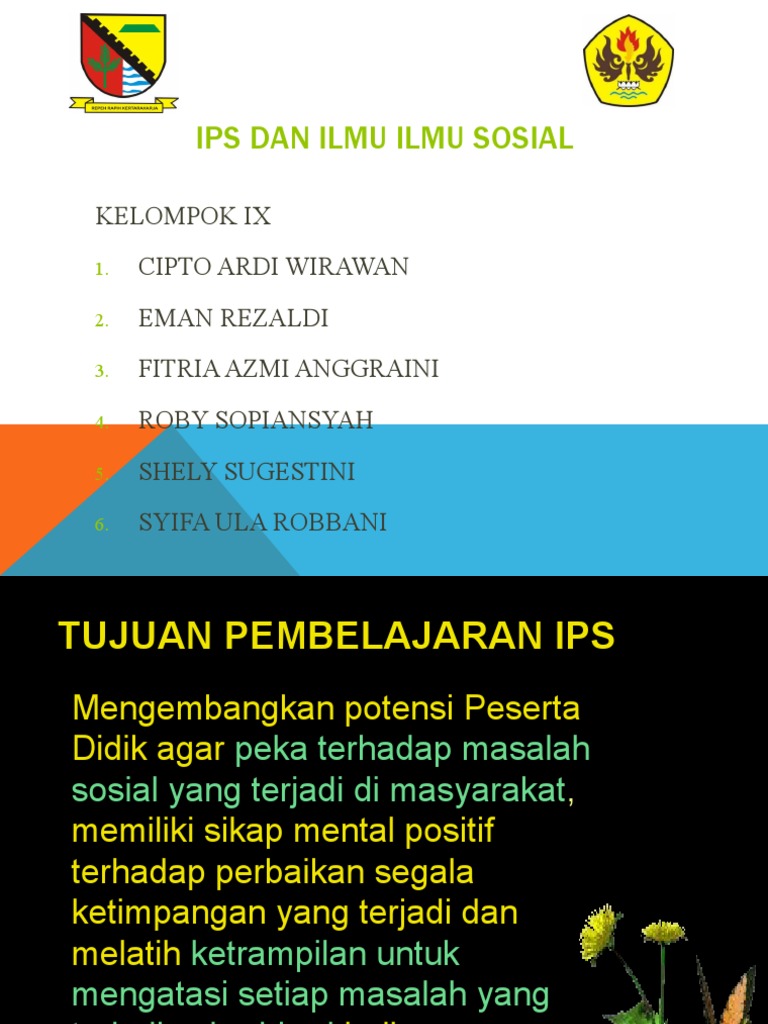 Karakteristik dan Dimensi IPS | PDF | Ilmu Sosial