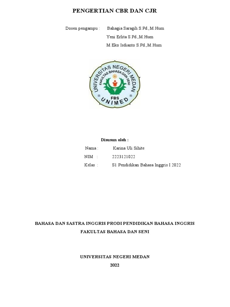 Pengertian CBR Dan CJR | PDF