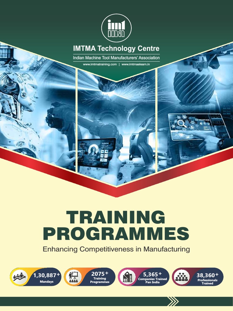 List of Training Programmes Brochure | Download Free PDF | Machining | Automation