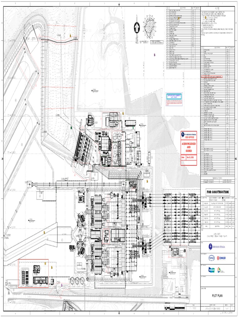 J910-UC07-P0ZEN-100002 - Plot Plan - Rev.1 (AWC) (9) - Compressed | PDF | Pump | Coal