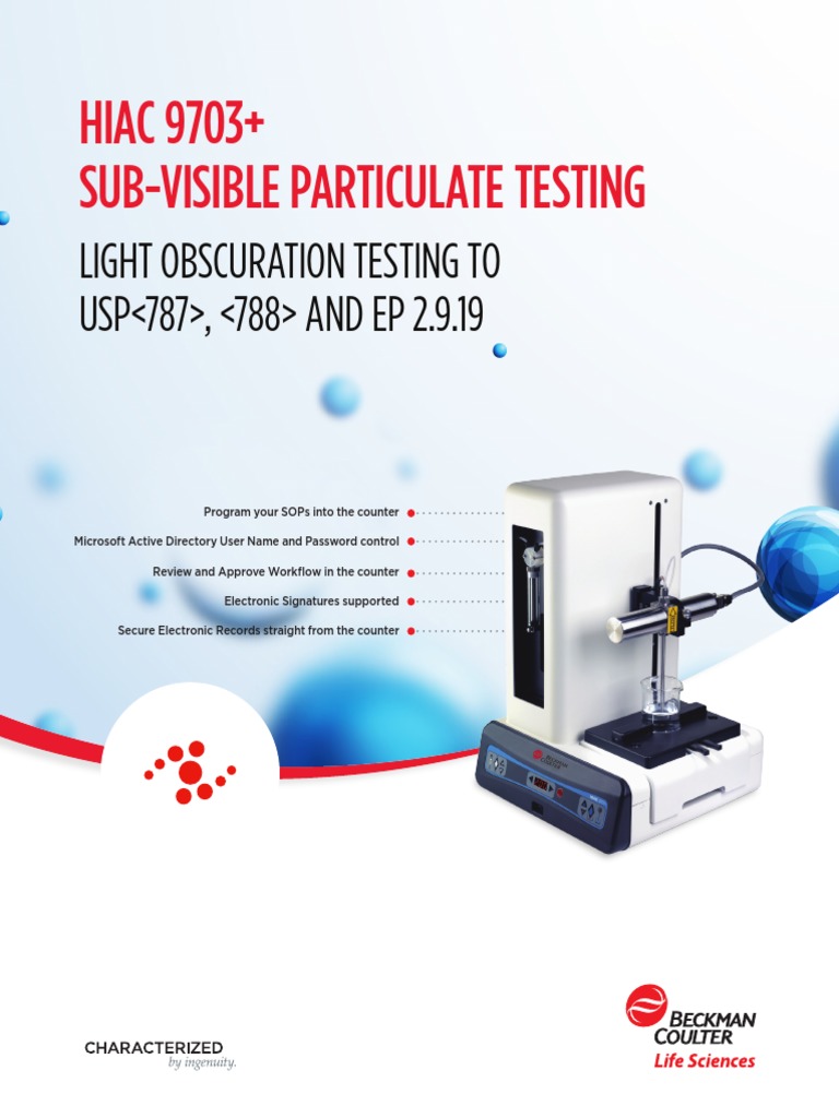 HIAC 9703 Brochure | PDF | Hard Disk Drive | Usb