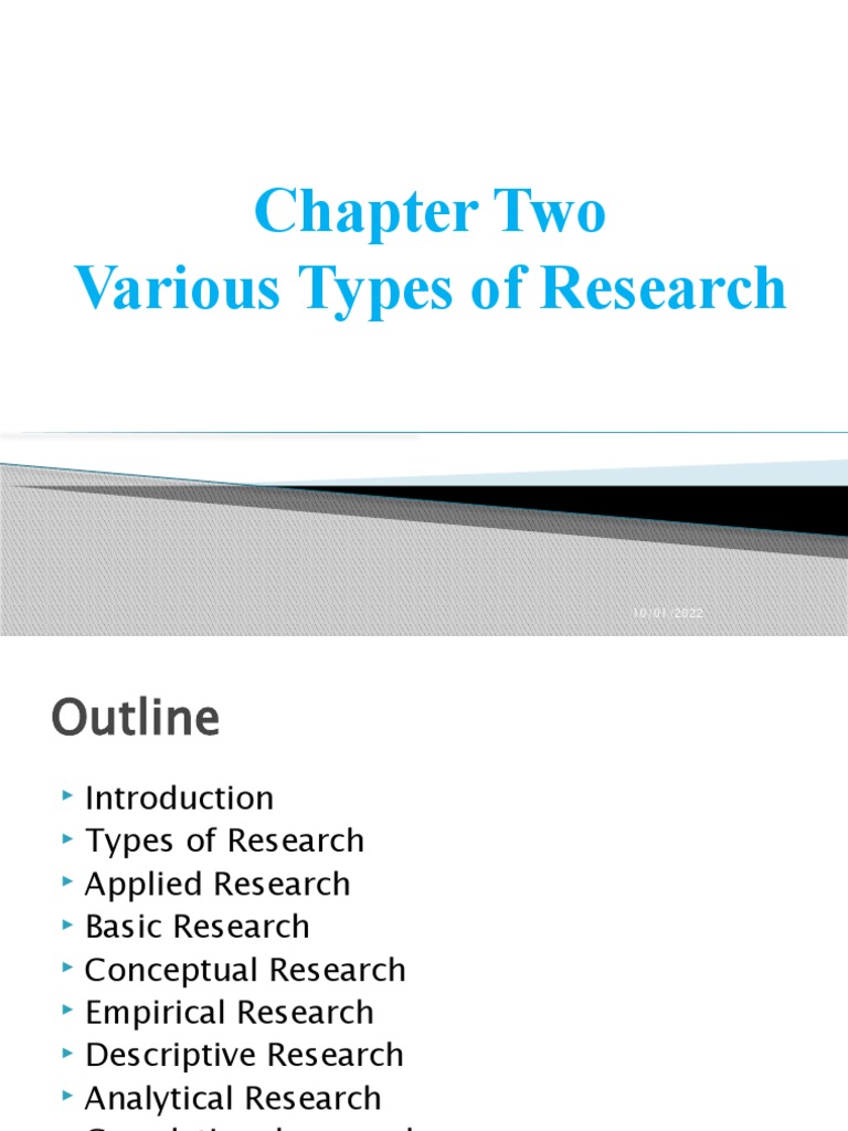 Chapter 2 Reseaarch Types | PDF | Quantitative Research | Experiment