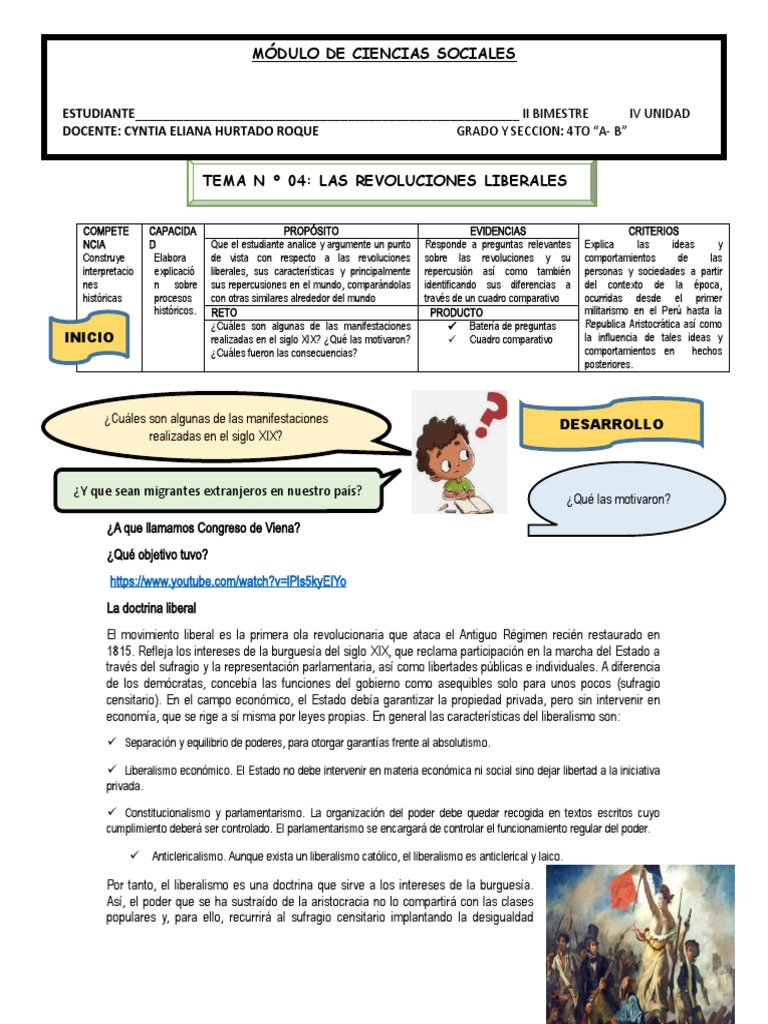 Revoluciones Liberales del Siglo XIX | PDF | Liberalismo | Democracia