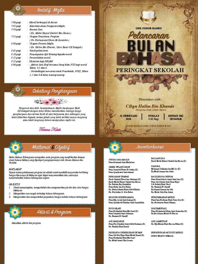 Pelancaran Bulan Bahasa | PDF