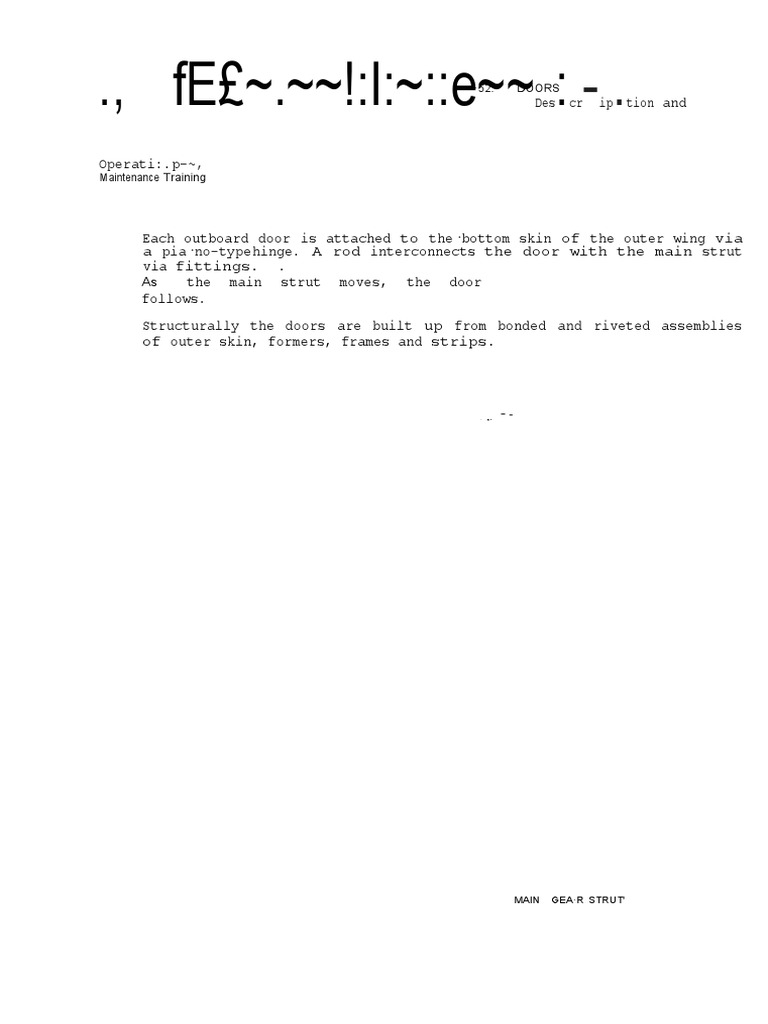 Ata 52 | PDF | Door | Landing Gear