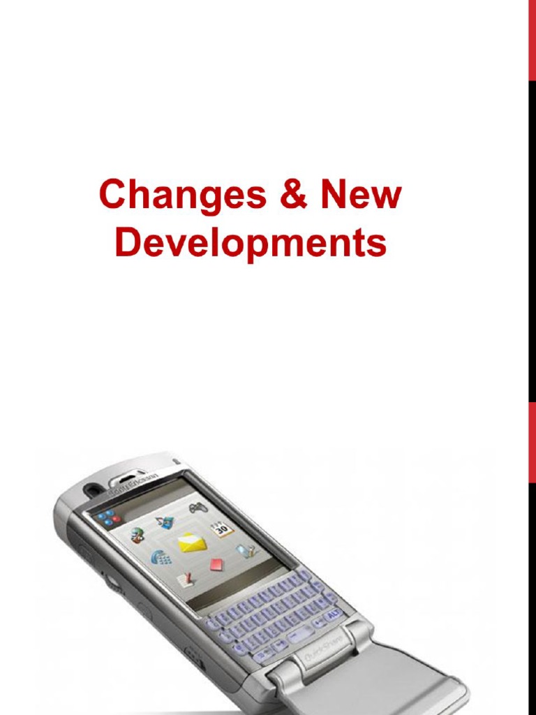 Change and Unexpected Developments | PDF