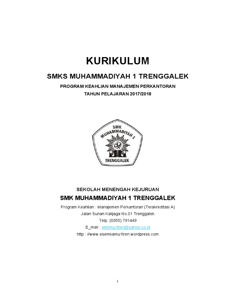 Lembar Penetapan - SMKM-18-19 | PDF