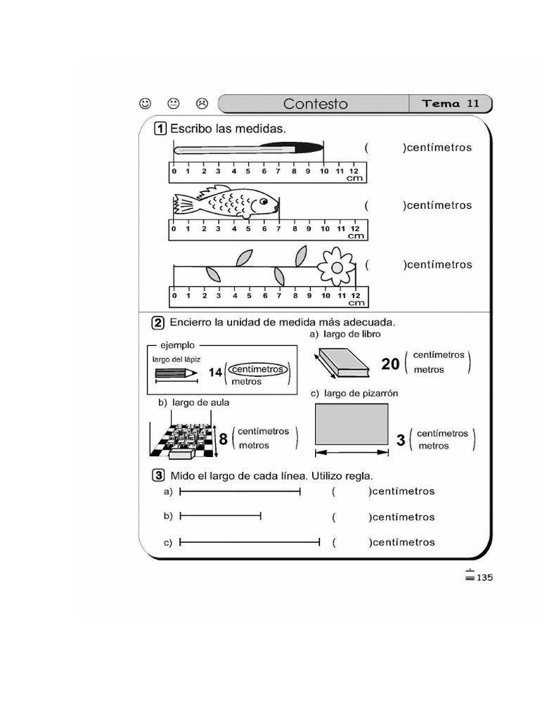 Mates - 2 Primaria - Unidades Medida | PDF