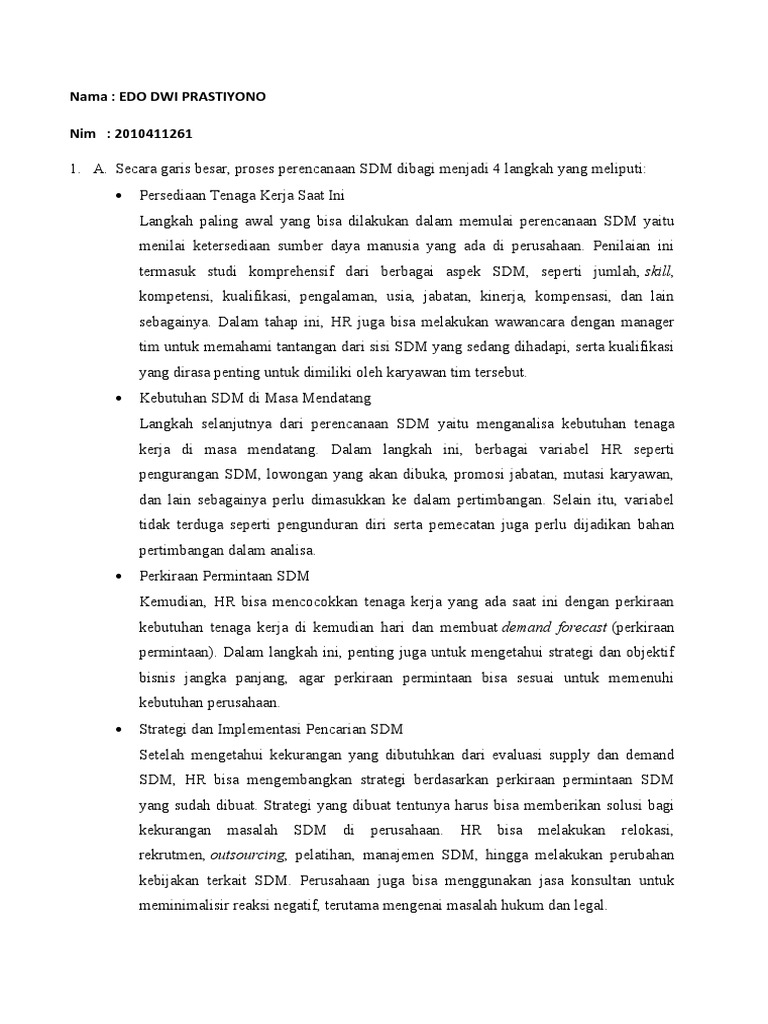 UAS Bu | PDF | Bisnis | Pengembangan Diri