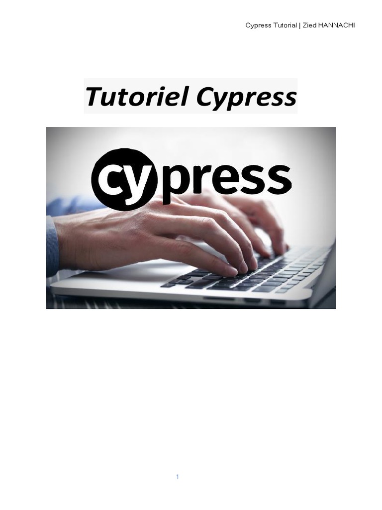 Tutoriel Pratique sur Cypress | PDF | Internet | Internet et Web