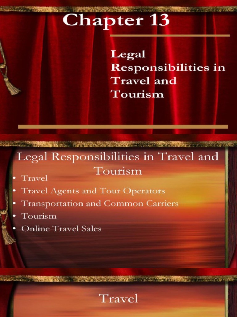 LEGAL Laws Regulating Travel and Tours Services | PDF