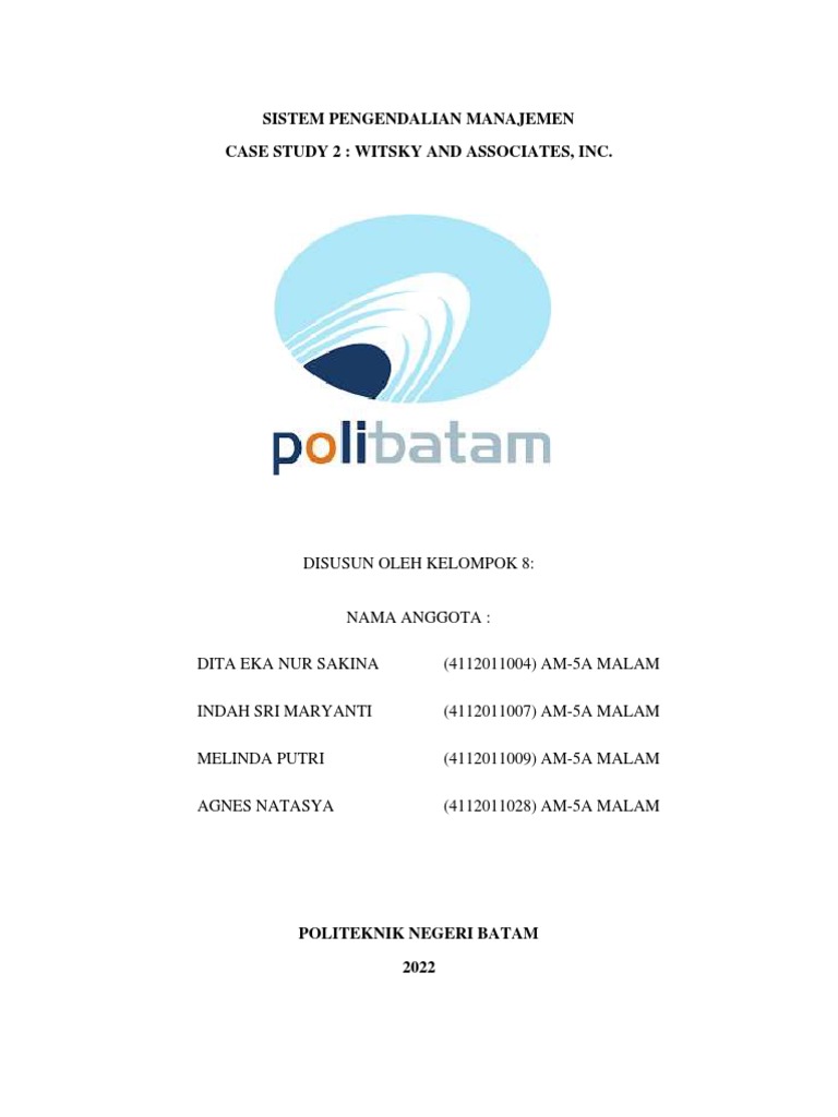 AM5AMalam - Kelompok 8 - Case Study 2 SPM | PDF | Information Technology Management | Accountability