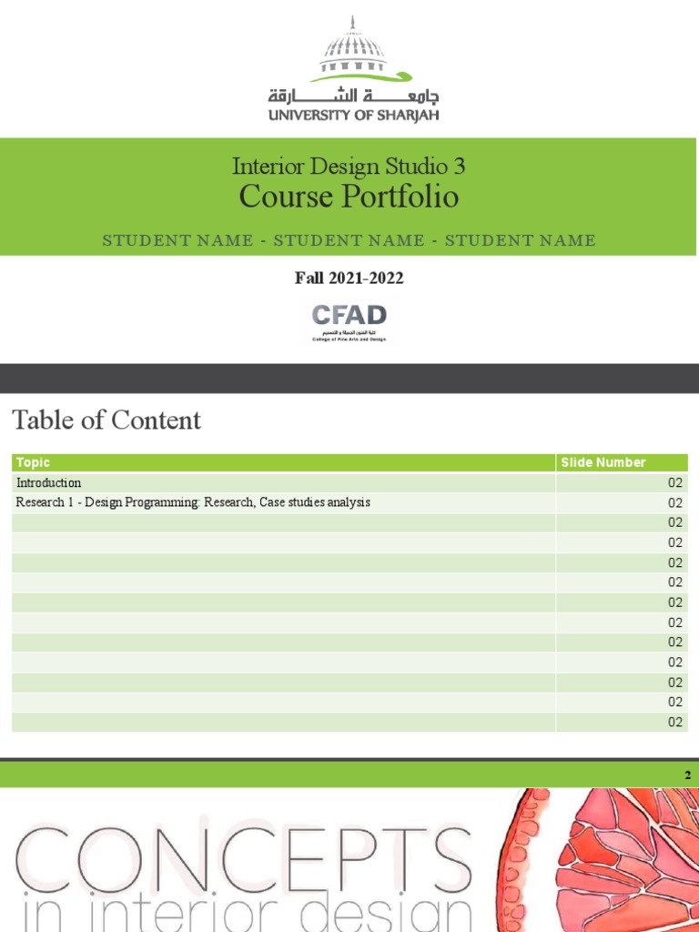 Students Presentation Assignment 2 Template Pdf