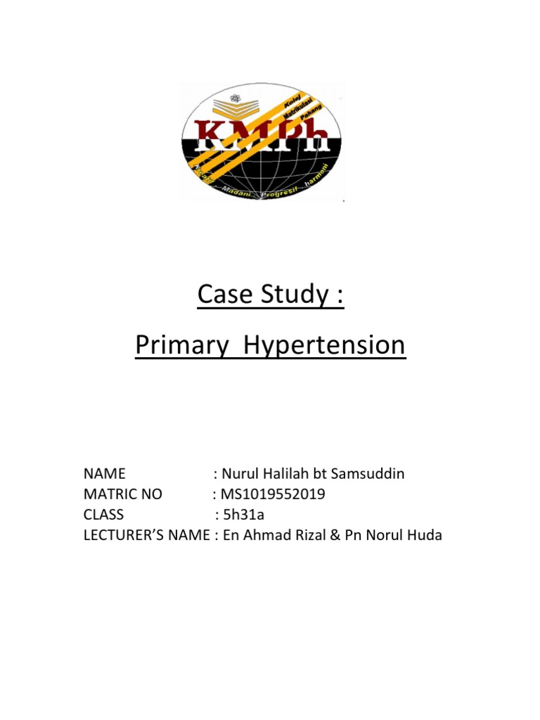 Case Study - Hypertension | PDF | Blood Pressure | Hypertension