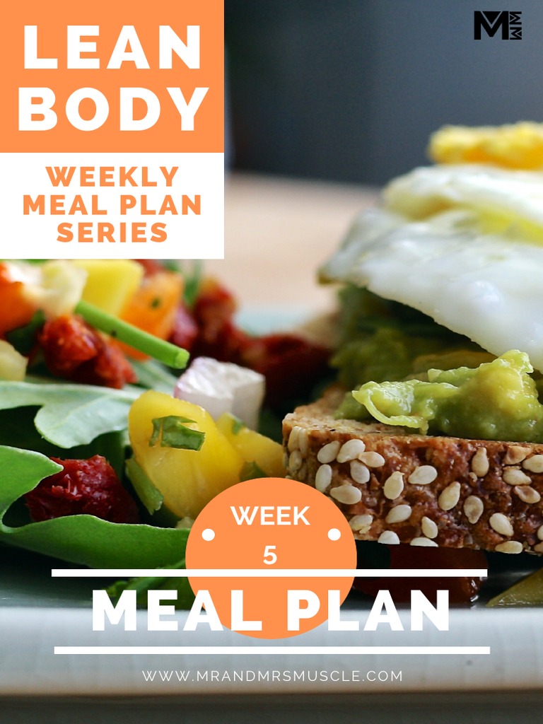 Lean Body Weekly Meal Plan 5 - May2021 | PDF | Weight Loss | Obesity