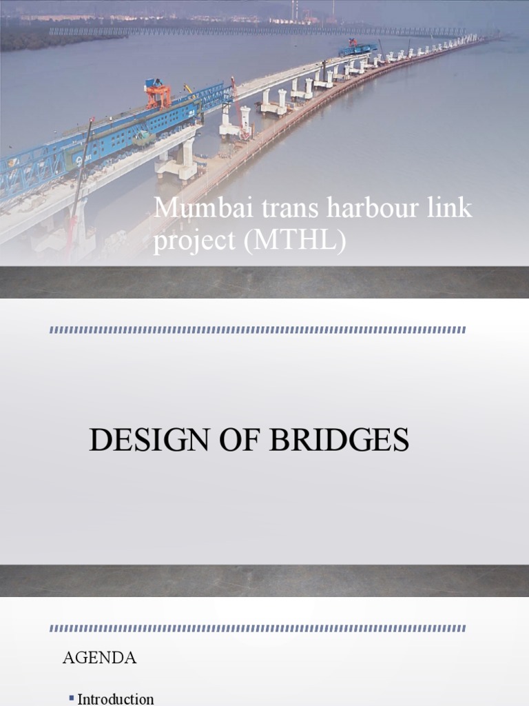 Mumbai Trans Harbour Link Project (MTHL) | PDF | Beam (Structure ...
