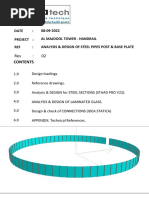 CHS 114.3 Section Properties Overview | PDF | Bending | Area