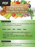 Mga Uri NG Halamang Gulay | PDF