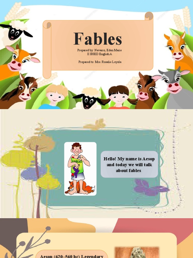 Fables Report | PDF | Fable