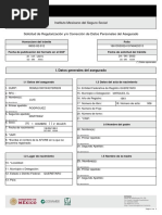 Formato Único de Solicitud ISSSTE | PDF | Gobierno