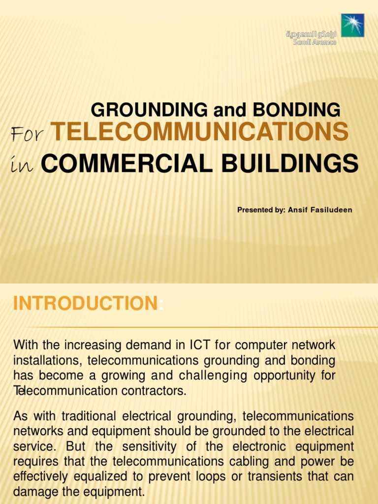 Telecom Grounding Guide | PDF | Electricity | Electric Power