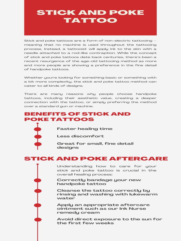 What Is Stick and Poke Tattoo? | PDF