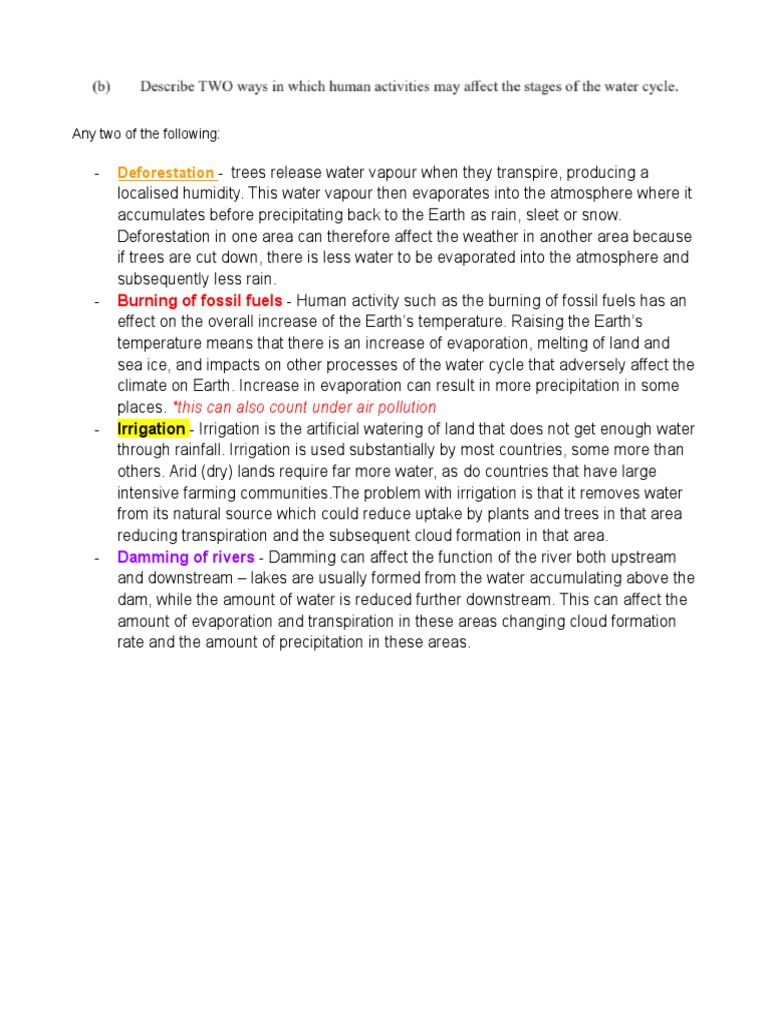 CAPE Environmental Science Unit 1 - 2019 #1 (B) | PDF | Home & Garden ...