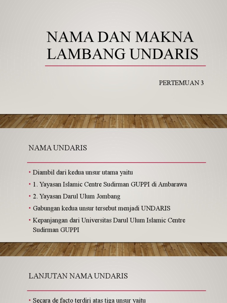 Lambang dan Arti Universitas Undaris | PDF | Agama & Spiritualitas