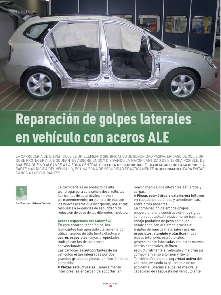 Reparación de Golpes Laterales en Vehículo Con Aceros ALE: INTERIOR 83 ...