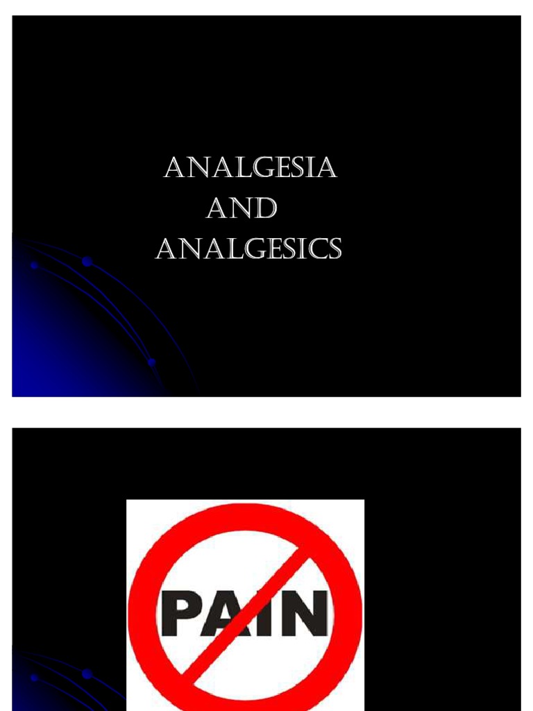 Analgesia and Analgesics | PDF | Nonsteroidal Anti Inflammatory Drug ...