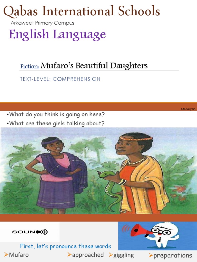Comprehension - Mufaro's Beautiful Daughters | PDF