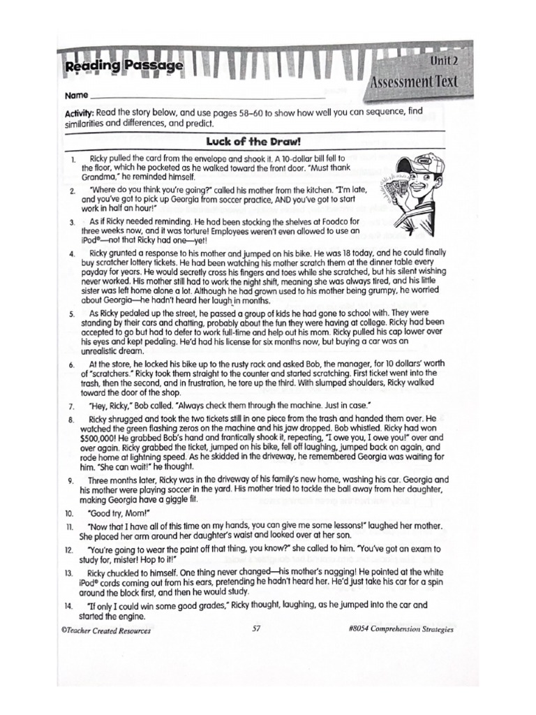 Luck of The Draw! | PDF