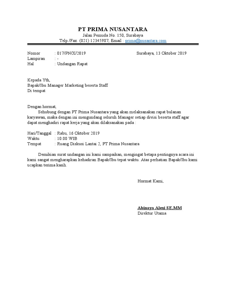 Nurul Notula Rapat | PDF