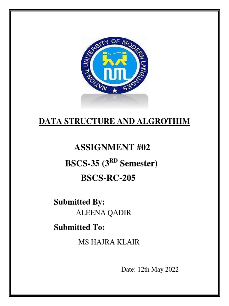 DSA Ass 2 | PDF | Programming Paradigms | Computer Engineering DSA Ass 2 | PDF | Programming Paradigms | Computer Engineering